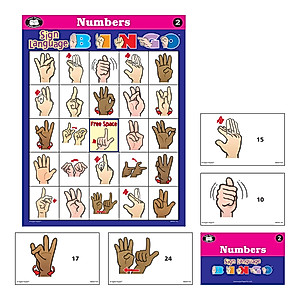 Super Duper Publications | American Sign Language Bingo Game | Educational Learning Resource for Children