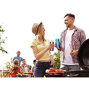 CHILLOUT LIFE Skinny Can Cooler for Slim Beer & Hard Seltzer | 12oz Stainless Steel Tall Triple Insulated Can Drink Holder - 1 Pack