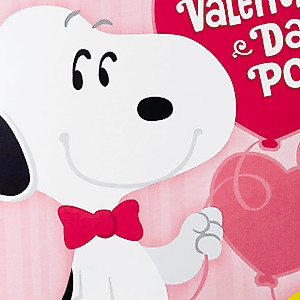 Hallmark Peanuts Musical Valentines Day Card for Kids (Snoopy Hug)