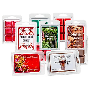 The Candle Daddy Christmas Nice List - Chapter 1-5 Amazing Christmas Wax Melts - 30 Total Cubes - 10 Total Ounces