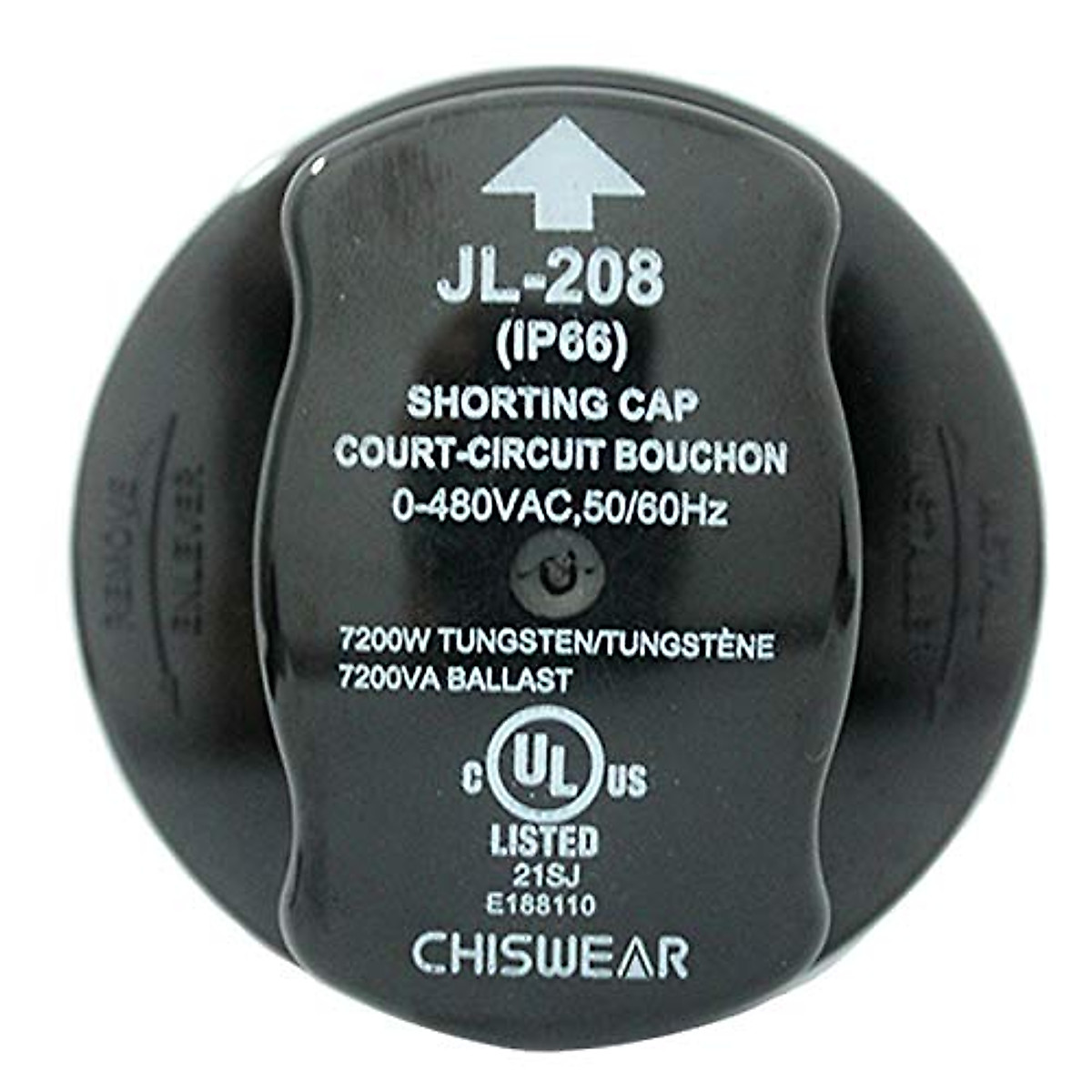 CHISWEAR Shorting Cap-for3P/5P/7P TwistLock Photocell Receptacle Temporary Protection
