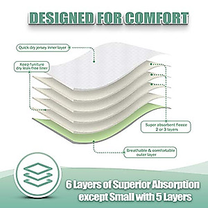 wegreeco Luxury Washable Reusable Dog Diapers (Stylish Pattern) - Durable Female Dog Diapers, Doggie Diapers, 3 Pack (Vigorous, Large)