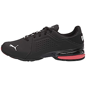 PUMA Mens Viz Runner Cross Trainer, Wide-PUMA Mens white-PUMA Mens black, 12