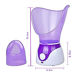 Facial Steamer Hot Mist Face Steamer Home Sauna Face Humidifier for Face Steaming Skincare。