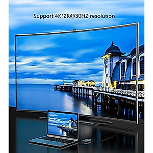 Port Expander USB C Hub 10 in 1 USB-C Splitter Hub with Ethernet, HDMI, VGA, 2 USB 3.0, USB 2.0, SD/TF Card Reader, 3.5mm Audio, USB-C PD USB Splitter