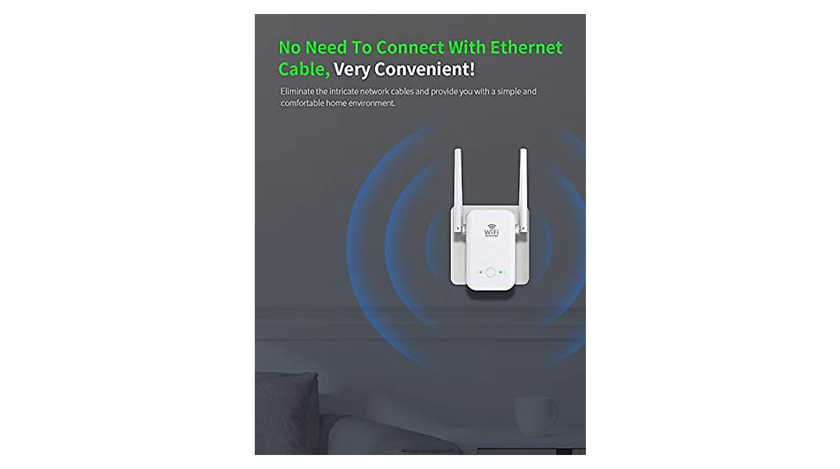 WiFi Range Extender - Get Up to 4000 Sq.Ft Coverage