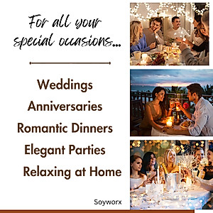 50 Soy Tealights by Soyworx Unscented All Natural Color White Tea Light