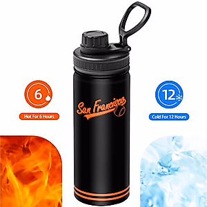 ANTKING San Francisco Tumbler Travel Mug Coffee Cup Custom Name Number for Men Women Youth Gifts