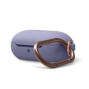 elago Silicone Case Designed for Samsung Galaxy Buds Plus Case (2020) / Galaxy Buds Case (2019) [Lavender Grey] - Full Body Protection, Adhesive Gel Pad