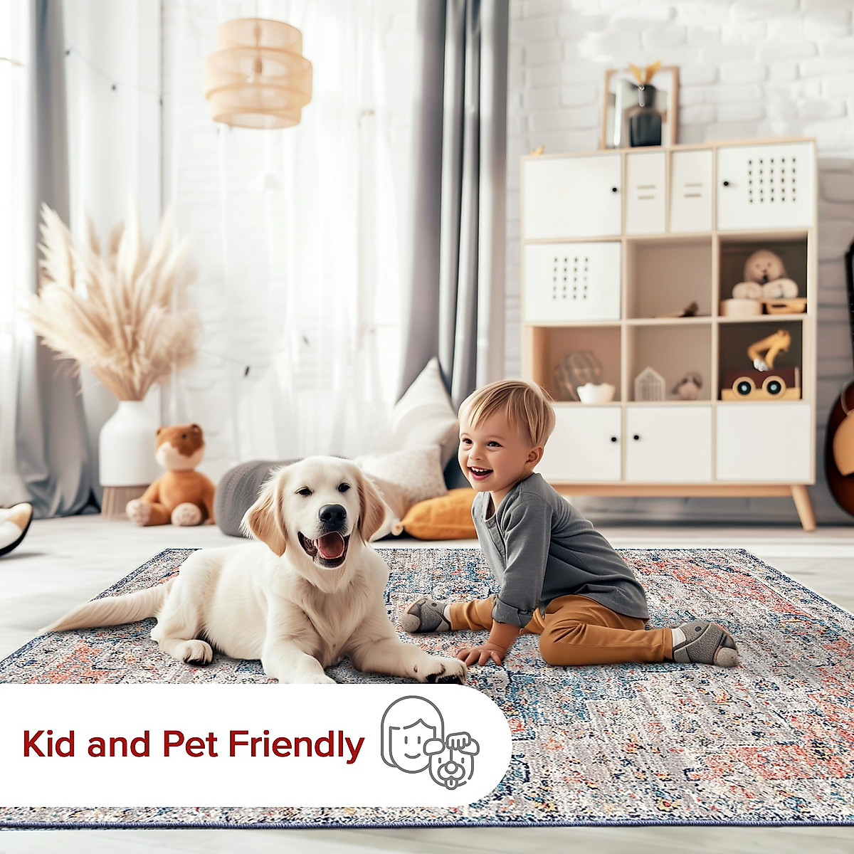 nuLOOM Sawyer Vintage Transitional Area Rug - 2x12 Runner Rug Vintage Multi/Ivory Rugs for Living Room Bedroom Dining Room Entryway Hallway Kitchen