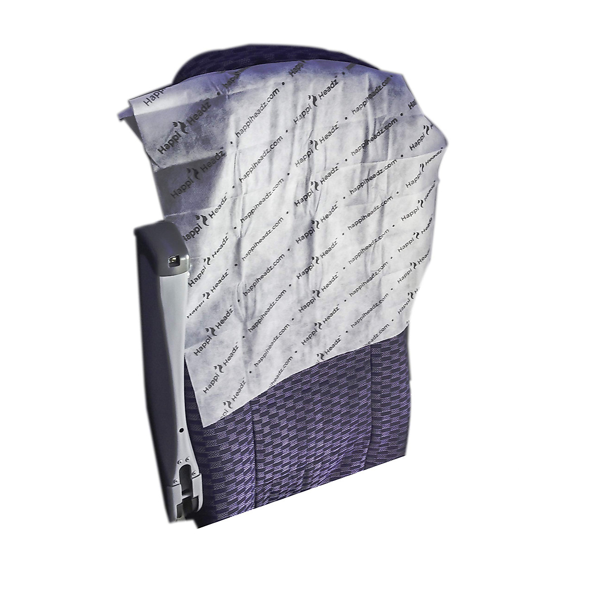 Happi Headz Travel Protector for headrest and seat Cover. Use it in Airplanes, theaters, Buses, Trains, Restaurants (1 Pack)