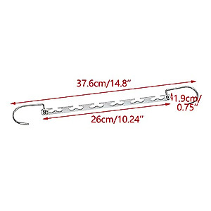 2Pcs Magic Stacking Wardrobe Hanger Clothes Multi Use Folding Metal Drying Rack Hanging Chain to Save and Organize Closet Space Organizer Bedroom Drying Hanger