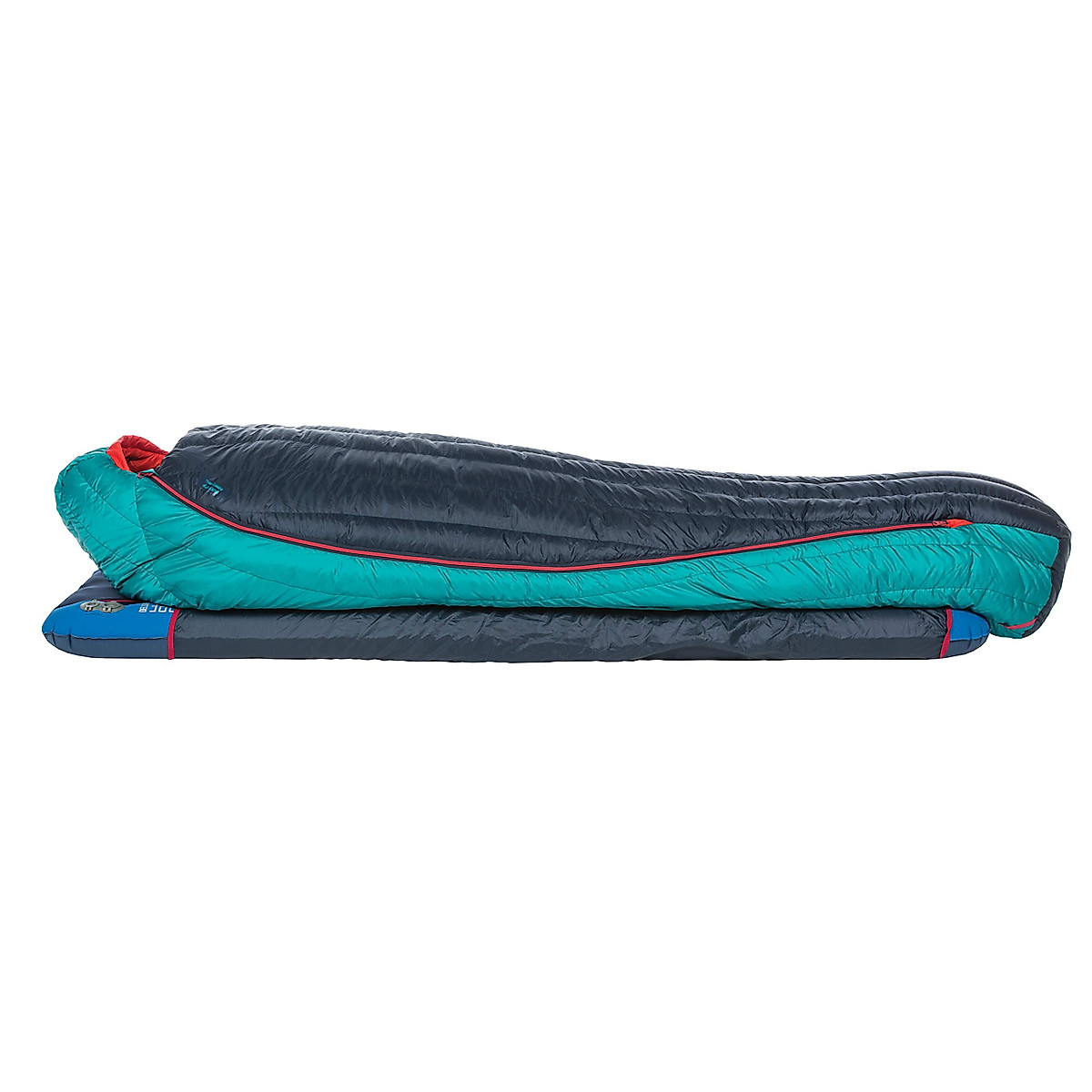 Big Agnes Women's Daisy Mae (650 DownTek) Sleeping Bag, 0 Degree, Petite, Right Zip