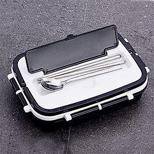 LDCHNH Portable 304 Stainless Steel Bento Lunch Box Lunch Box Office Lunch Bento Box Kitchen Utensils
