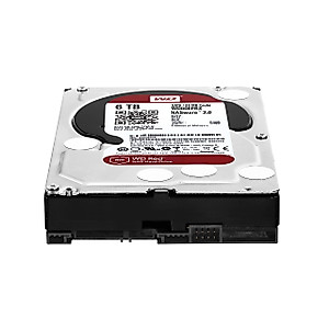WD Red 6TB NAS Hard Drive - 5400 RPM Class, SATA 6 Gb/s, 64 MB Cache, 3.5in - WD60EFRX (Renewed)