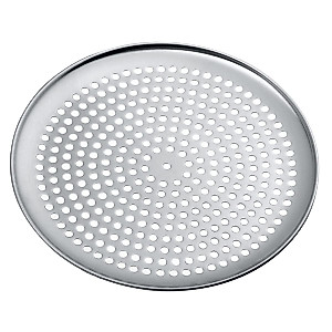 Cabilock Nonstick Pizza Pan Home Pizza Oven Pizza Baking Sheet Stainless steel Pizza non stick pizza pan round baking pan pizza for oven Pan Round Perforated Stainless Steel Griddle