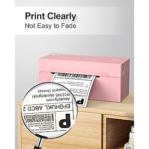 Thermal Labels, SWIFINT 4"x6" Direct Thermal Shipping Label, Perforated Fanfold Labels Compatible with Lable Printer MUNBYN, NELKO, IDPRT SP420, SP410, SWIFINT PL70E, Permanent Adhesive, Pack of 500