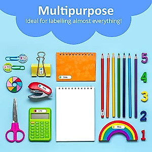 Daycare Baby Bottle Labels for Sippy Cups, Self-Laminating Waterproof,for Kid’s Personal Items, 96 Pc. Set, Peel and Stick Adhesives