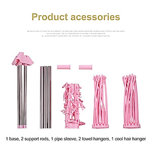 Nikou Clothes Drying Rack, Large 3-Tier Foldable Drying Rack Clothing(67H x 27W x 27L Inches), Movable Drying Rack. Multifunctional Stainless Steel Laundry Drying Rack, White