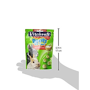 Vitakraft Rabbit Drops and 5.3-Ounce Pouch, Yogurt Drops (2-Pack)