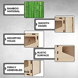 il pregio Ziplock Bag Organizer for Kitchen Drawer, Storage Dispenser for Pantry, Cabinet, Closet - Strong Birch-wood Baggie Holder, for Plastic Gallon, Quart, Sandwich and Snack Size Bags