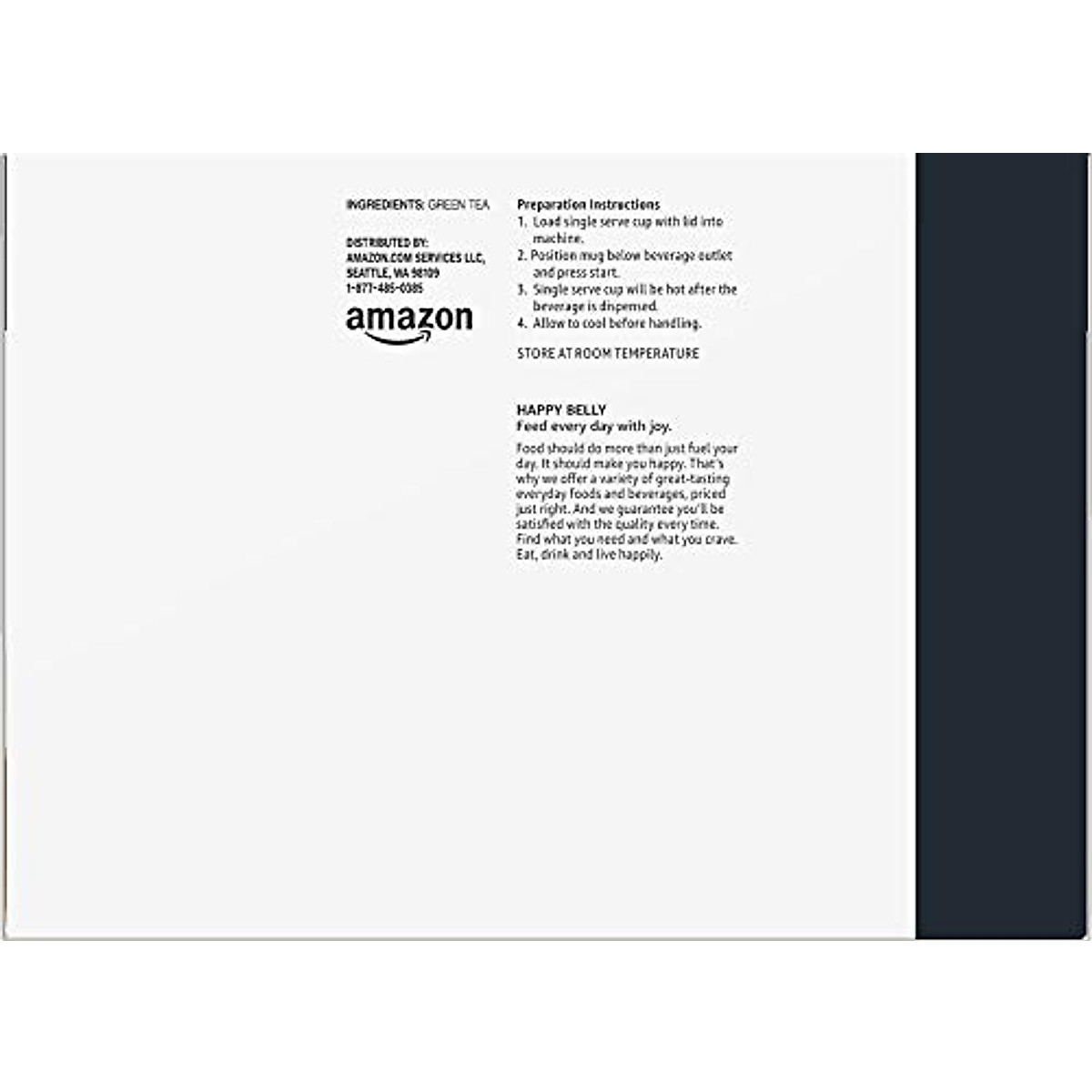 Amazon Brand - Happy Belly Tea Pods Compatible with 2.0 K-Cup Brewers, Green Tea, 24 Count (Previously Solimo)