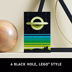 Lego Ideas Tales of The Space Age 21340 Adult Building Set, Build and Display 4 Connectible 3D Postcard Models, Gift Idea for Sci-Fi and Astronomy Lovers to Build and Hang or Display Freestanding