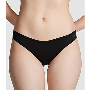 Victoria's Secret PINK Women's Cotton Bikini Underwear, Panties for Women, Love Pink Logo, (XL)