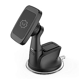 WixGear Dashboard Mount, Universal Magnetic Car Mount Holder, Windshield Mount and Dashboard Mount Holder for Cell Phones with Strong Dashboard Gell– (New Rectangle Head)