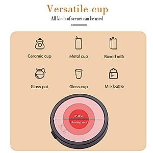 Neknock Coffee Mug Warmer for Desk, USB Coffee Cup Warmer Coffee Tea Milk Beverage, Warmer Plate for Keeping Hot(Black)