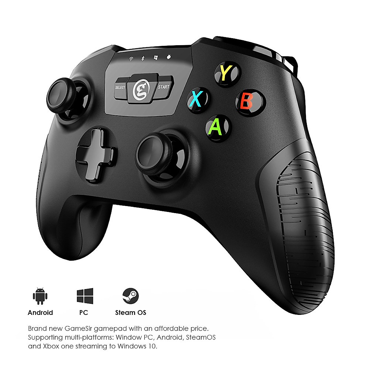 GameSir T2a With Phone Bracket Bluetooth Game Controller 2.4GHz Wireless USB Wired Gamepad for Android/TV Box/PC Windows/VR