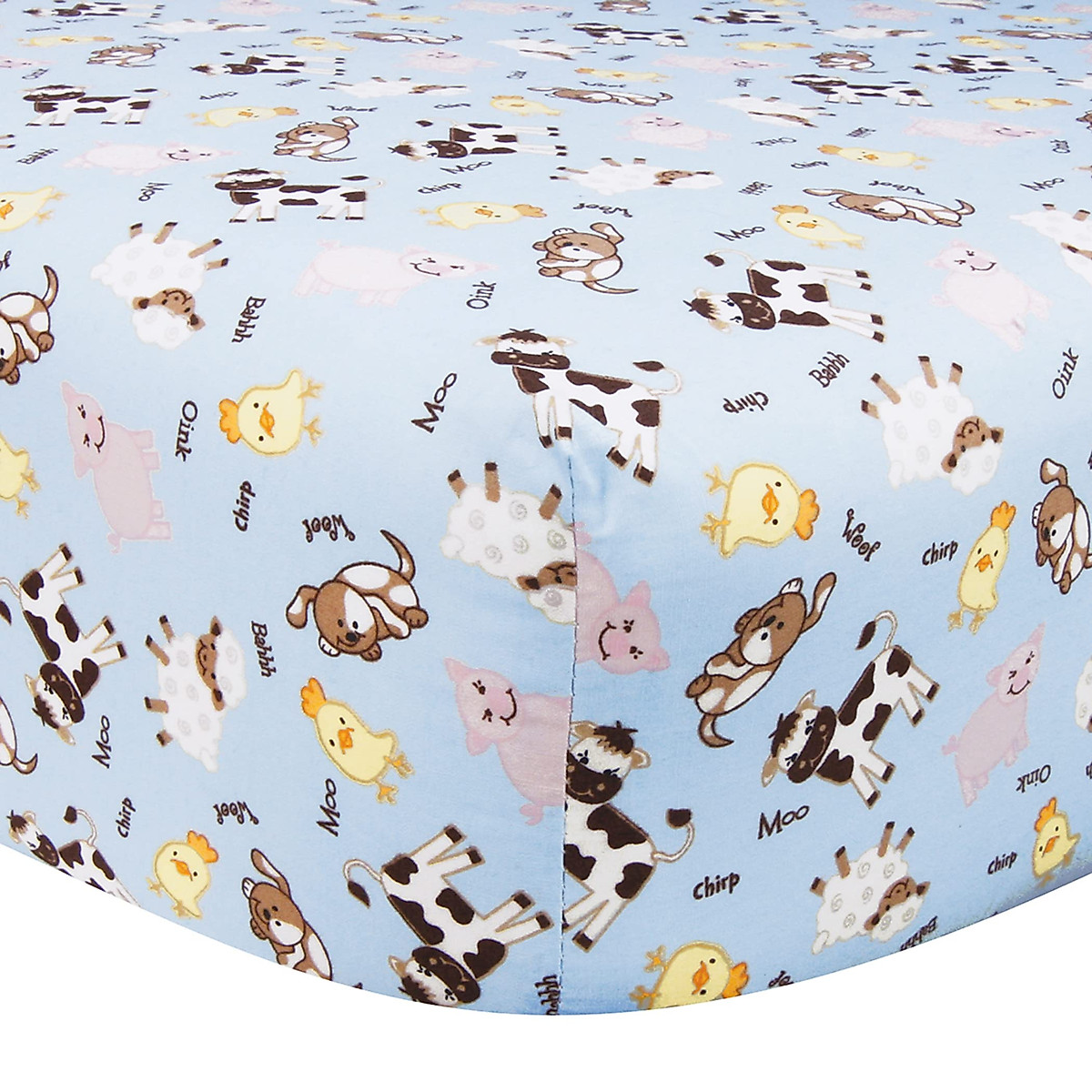 Trend Lab Crib Sheet, Baby Barnyard