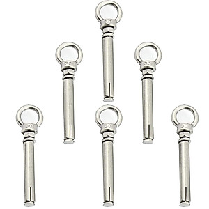 Amycheer Ring Lifting Expansion Eyebolt Screw Bolt 304 Stainless Steel Closed Hook Anchor Eye Bolt Wall Concrete Expansion Screws Bolts M6x80mm 5 Pack