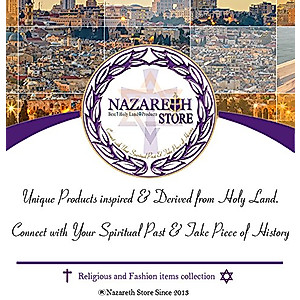 Nazareth Store Catholic Crystallized Cross Deep Blue Crystal Beads Wrist Rosary Bracelet Adjustable Elastic Bangle