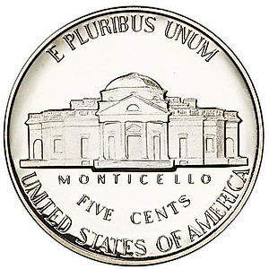 1975 S Proof Jefferson Nickel Choice Uncirculated US Mint