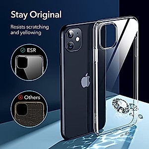 ESR Essential Zero Designed for iPhone 11 Case, Slim Clear Soft TPU, Flexible Silicone Cover for iPhone 11 6.1-Inch (2019), Clear