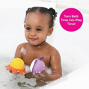 Edushape Bath Pals 3 Pack Toddler Bath Tub Bathtime Pool Water Toys for 18 Months Above