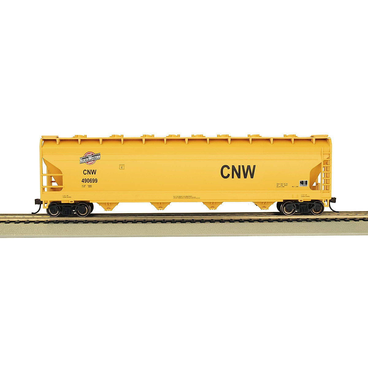 Bachmann Trains - 56' ACF Center Flow Hopper - Chicago & North Western - HO Scale
