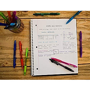 Zebra Pen Z-Grip Retractable Ballpoint Pen, Medium Point, 1.0mm, Assorted Fashion Colors - 18 Pieces