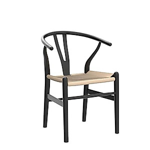 STARY Wood Wishbone Dining Room Chairs Mid Century Modern Wooden for Your Beach House, Fully Assembled