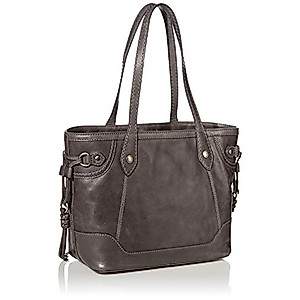 Frye womens Melissa Embroidery Carryall Tote, Carbon Multi, One Size US