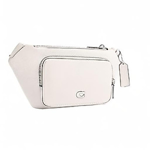 COACH Belt Bag in Crossgrain Leather, Chalk