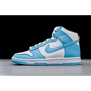 Nike Dunk Hi Retro Men's Basketball Shoes, Blue Chill Blue Chill White, 11 US