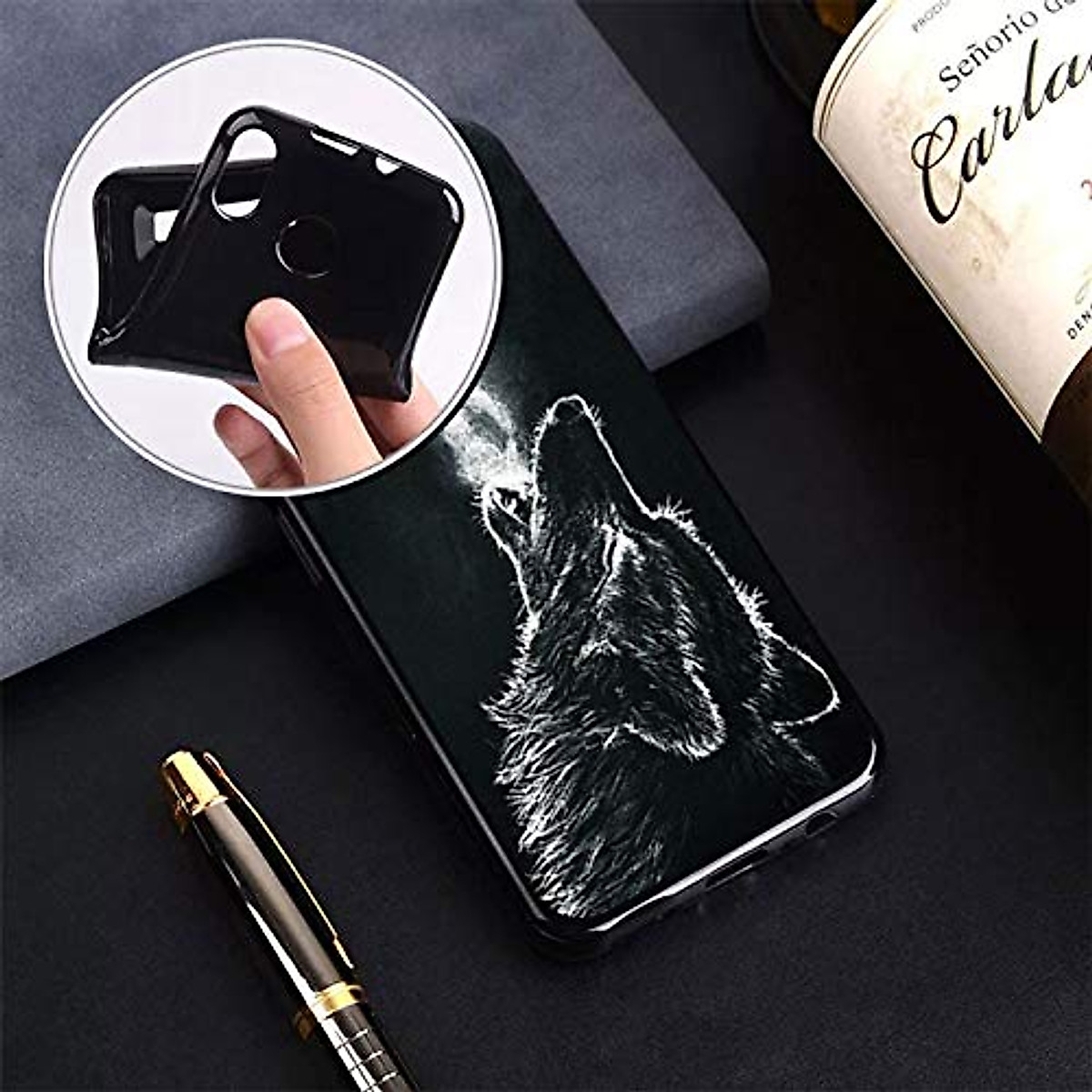HHUAN Case for Ulefone Armor 11T 5G (6.10"), with 2 Tempered Glass Screen Protector. Ultra-Thin Black Soft Silicone Anti-Drop Phone Cover, TPU Bumper Shell for Ulefone Armor 11T 5G - WMA28