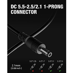54.6V 2A eBike Charger for 48V Lithium Battery Compatible with 48V Lectric XP 1.0/2.0/3.0,Lectric XPremium, DC 5.5-2.5/2.1mm Bicycle Battery Charger Power Adapter