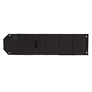 10W USB Solar Panel Charger, Waterproof IP67, Polycrystalline Silicon, Foldable with 24% Conversion Efficiency, Portable for Outdoor Energy Emergencies (Black)