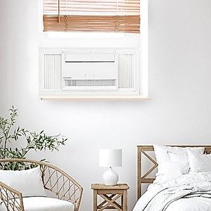 Freonic 10,000 BTU Window Air Conditioner and Dehumidifier, 115V Window AC Unit for Apartment, Living Room, and Medium Rooms up to 450 Sq. Ft., Air Conditioner Window Unit with Remote Control in White