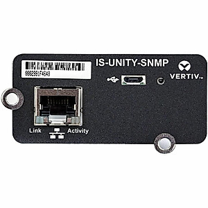 Vertiv Liebert IntelliSlot Unity - SNMP - Network Card | Remote Monitoring Adapter (IS-UNITY-SNMP)