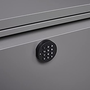 FRITHJILL Lateral Metal File Cabinet with Electronic Digital Lock, Filing Organization Storage Cabinet for Home Office,1-Drawer