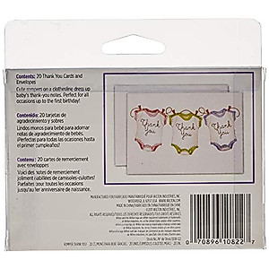 Wilton 20-Pack Onesie Thank You